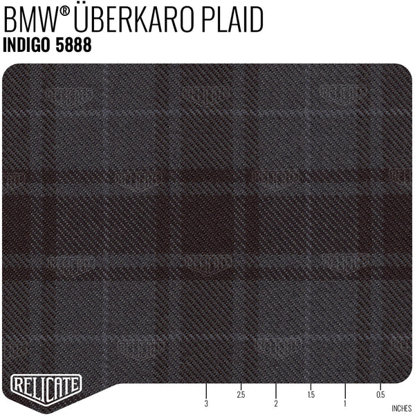 ÜBERKARO FABRIC FOR BMW - INDIGO - Relicate