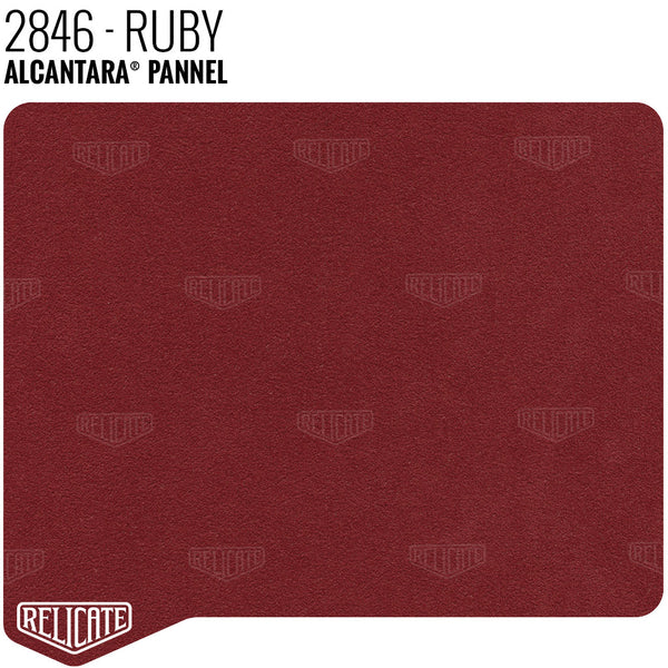 Alcantara Auto Panel - 2846 Ruby - Relicate