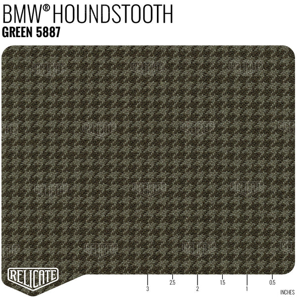 Houndstooth Fabric for BMW® - Green - Relicate