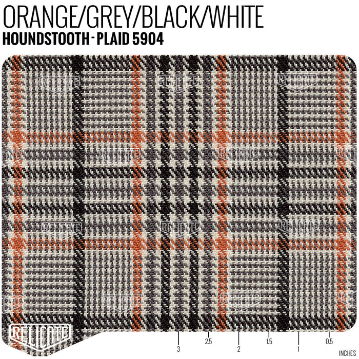 Houndstooth-Plaid Combo Seat Fabrics - Relicate