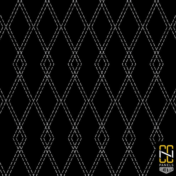 Woven Diamond CNC Stitched Panel - Relicate