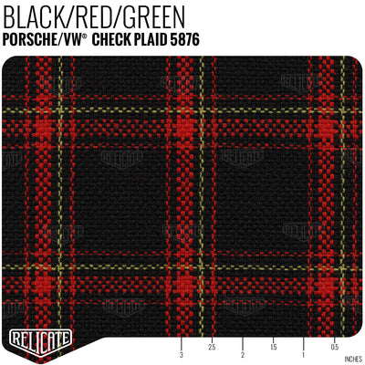 Porsche Plaid Fabric - Relicate