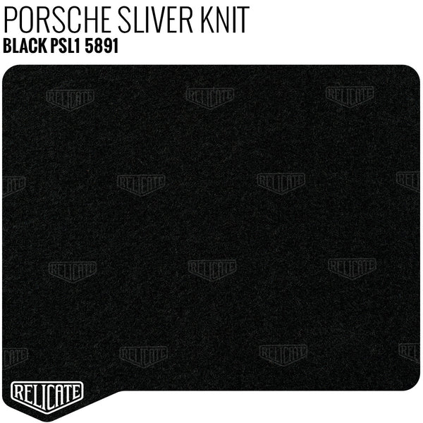 Porsche Sliver Knit Carpet - Black - Relicate
