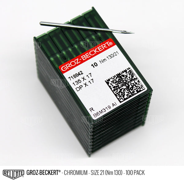 Groz-Beckert 135x17 Chromium Needles - Relicate