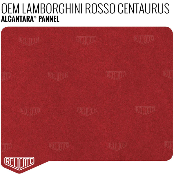 Alcantara Pannel - Lamborghini Rosso Centaurus - Relicate