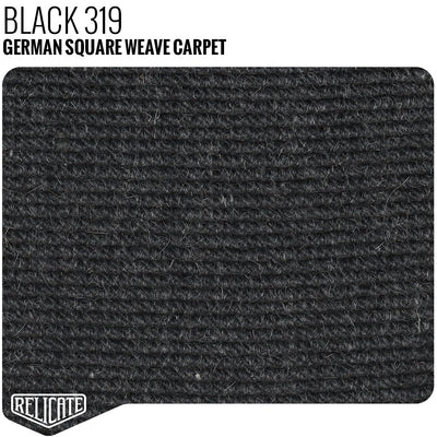 German Square Weave Carpet - Forest Green 370 - Relicate