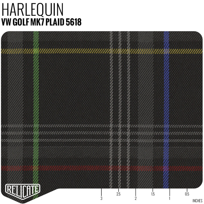 VW® Style Plaid Seat Fabrics - Relicate