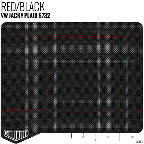 VW® Golf Plaid Tartan Fabric - Relicate