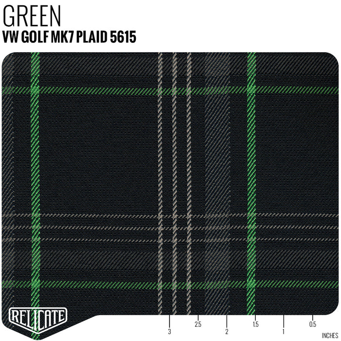 VW® Golf Plaid Tartan Fabric - Relicate
